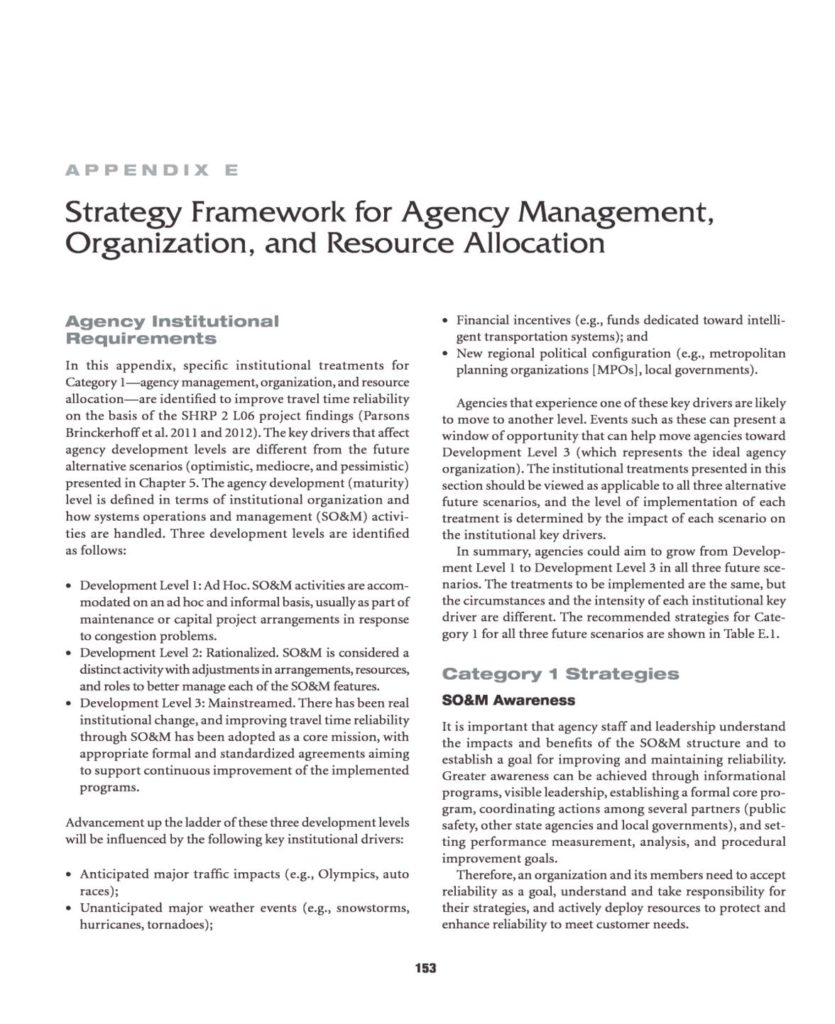 Appendix E Strategy Framework for Agency Man – Economy GDP